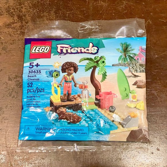 Lego | Toys | Lego Friends 3635 Beach Cleanup Set 52pcs Polybag New ...